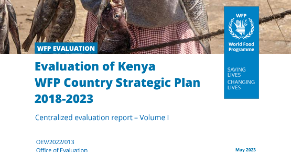Landell Mills | World Food Programme publishes Evaluation of Kenya…